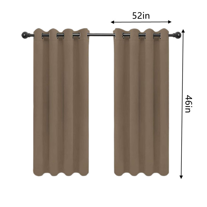 Eider And Ivory™ Swissvale Polyester Blackout Curtain Pair Wayfair